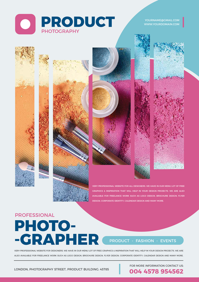 Free Product Photography Flyer Design Template Of 2020 Dribbble Graphics