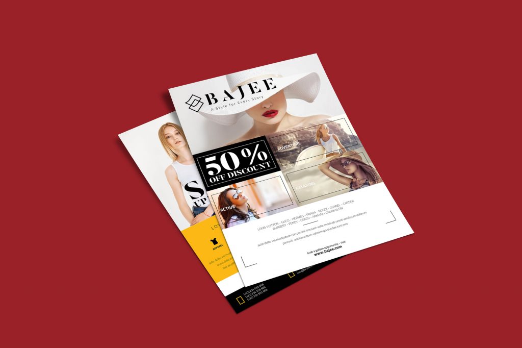 Free Flyers Mockup For Presentation | Dribbble Graphics