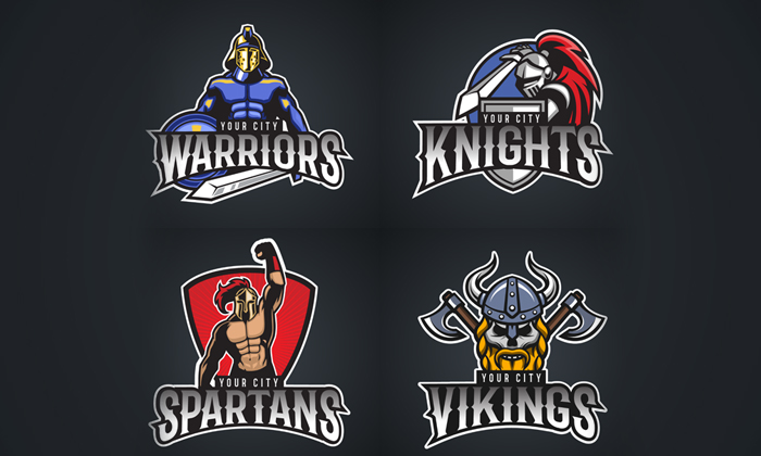 4 Free Human Character Logo Design Templates | Dribbble Graphics