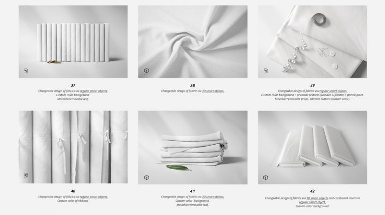 80+ Textile Fabric Mockups | Dribbble Graphics