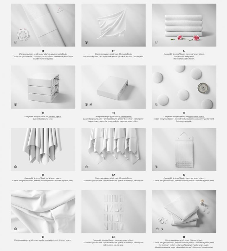 80+ Textile Fabric Mockups | Dribbble Graphics