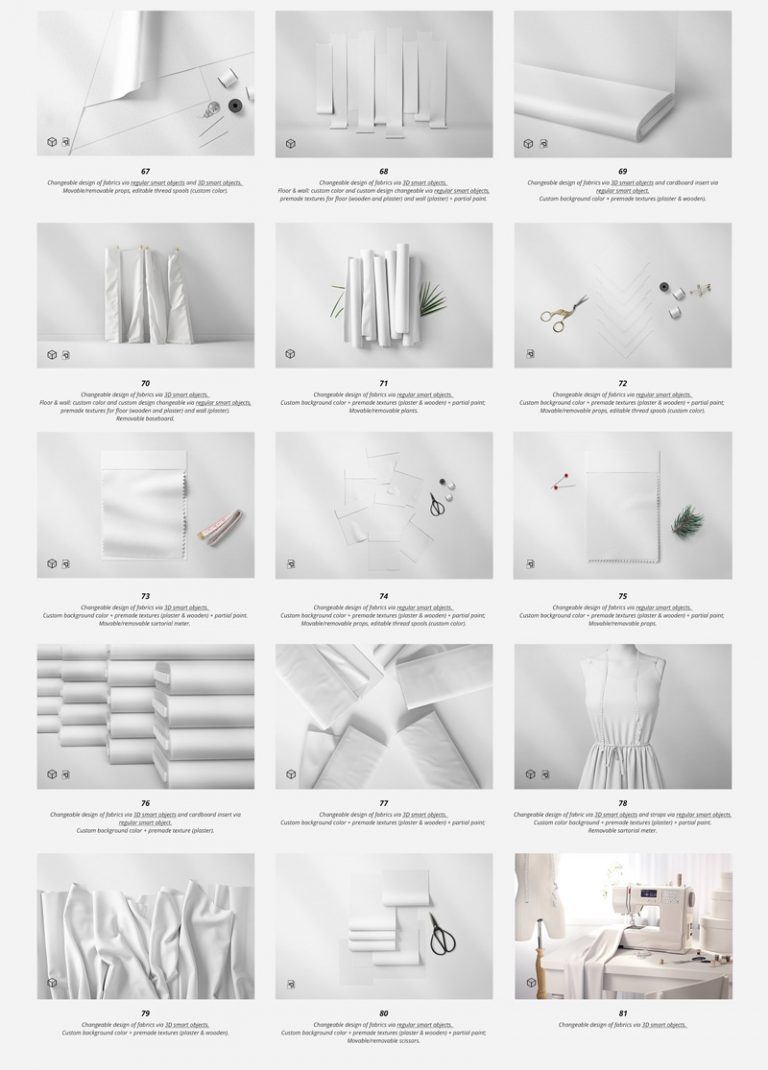 80+ Textile Fabric Mockups | Dribbble Graphics