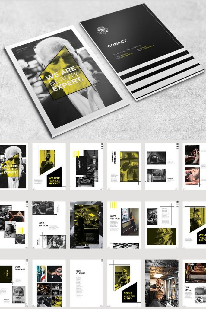 20 Modern Creative Brochure Design Templates For 2020 | Dribbble Graphics