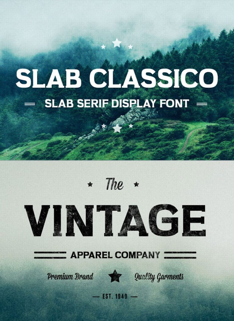 20 Great Slab Serif Fonts For Designers 2020 | Dribbble Graphics