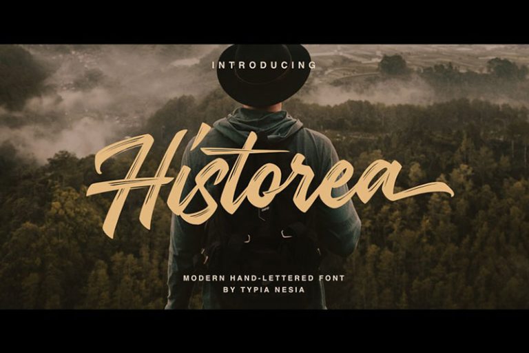 Free Historea Handlettering Script Font | Dribbble Graphics
