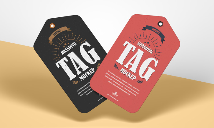 Free Branding Tag Mockup | Dribbble Graphics