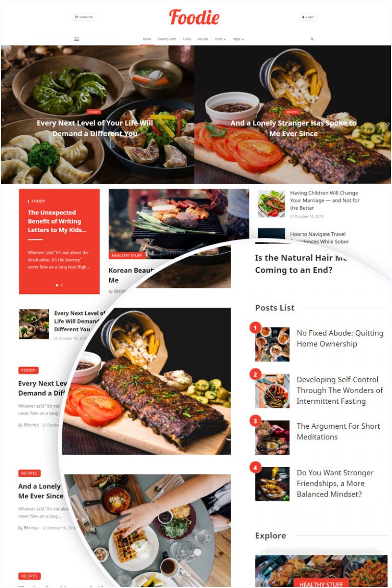 10 Newest Flawless Blog Magazine WordPress Themes of 2020 | Dribbble ...