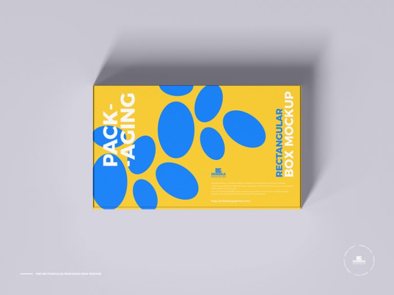 Free PSD Rectangular Packaging Box Mockup | Dribbble Graphics