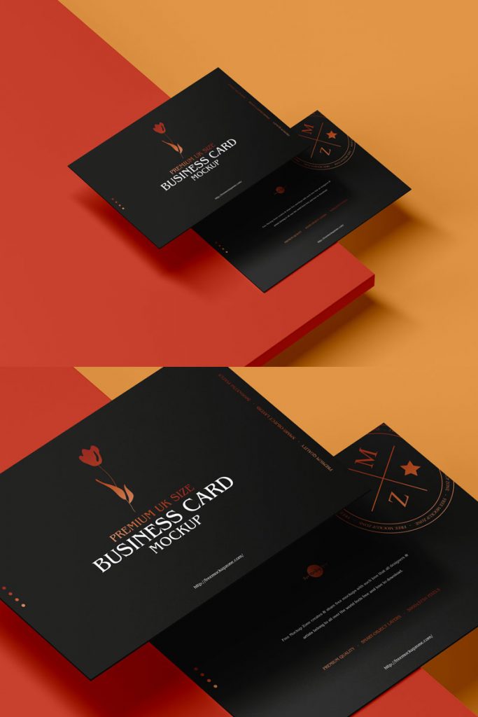 Free PSD Branding Business Card Mockup | Dribbble Graphics