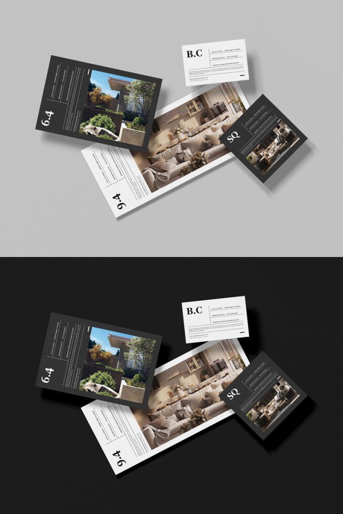 Free Cards Branding Stationery Mockup | Dribbble Graphics