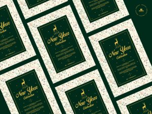 Free Premium New Year 2024 Template | Dribbble Graphics