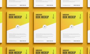 Free Book Cover Mockup PSD | Dribbble Graphics